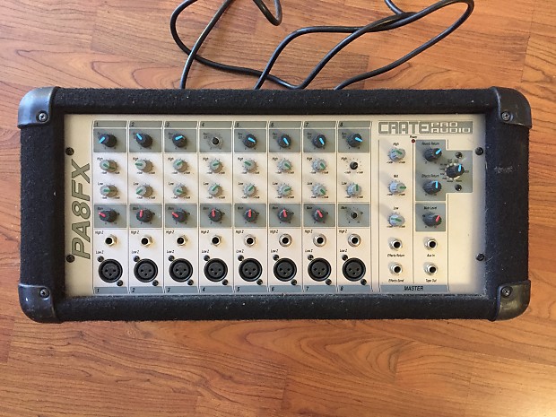 Crate PA8FX - 8 Channel Powered Mixer | Reverb Canada