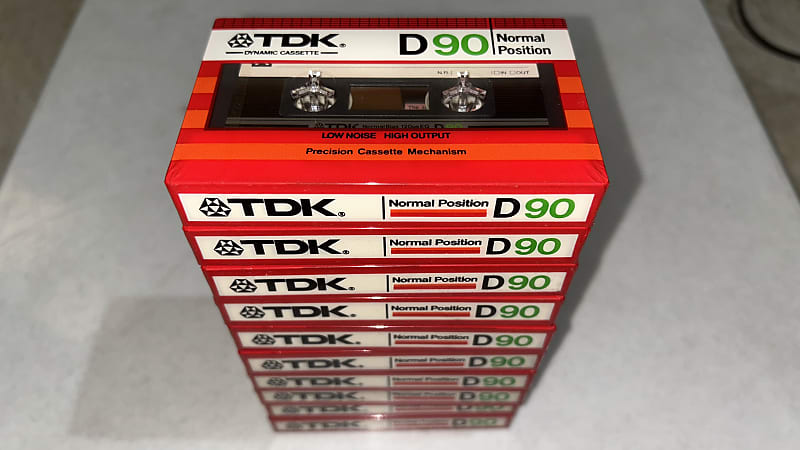 10 TDK D90 (Made in Japan | Circa 1982) Cassette Tapes - | Reverb