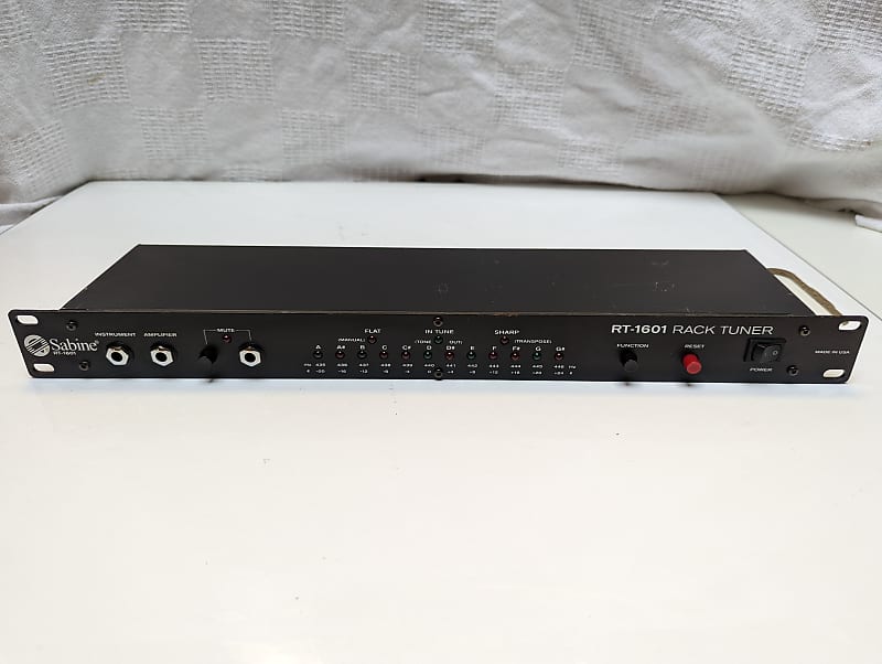 Sabine RT-1601 Rack Mountable Tuner (#1) - Works 100% - Looks | Reverb