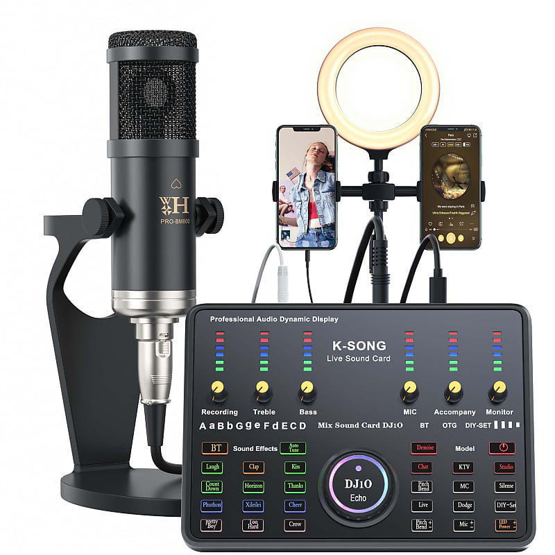 Podcast Device Suit Audio Interface With Heart-Shaped Design | Reverb