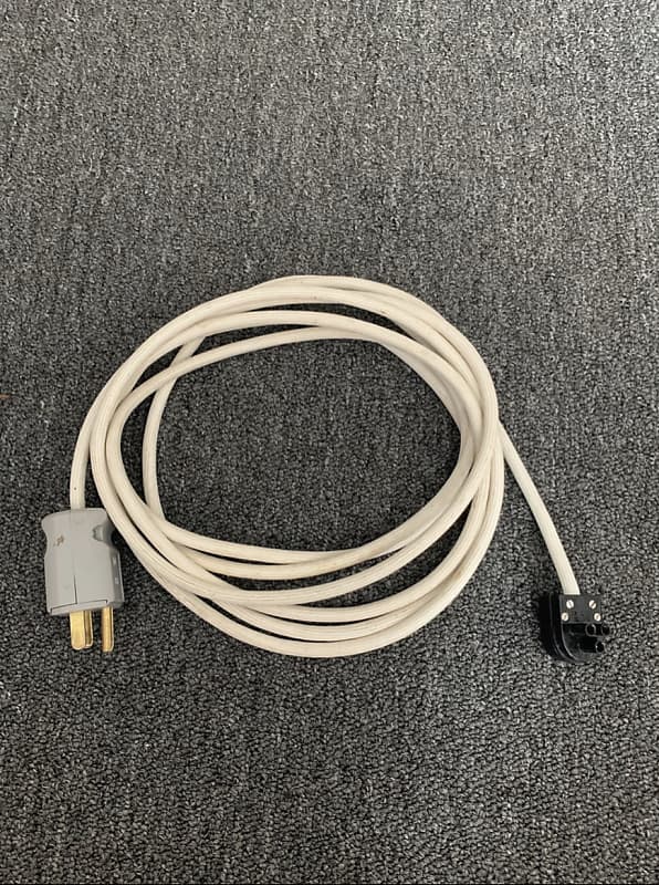 Bulgin Vintage Marshall Bulgin Power Cable 1969-1970s White | Reverb