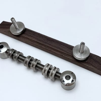 Gretsch SUS Ebony Space Control Adjustable Guitar Bridge | Reverb