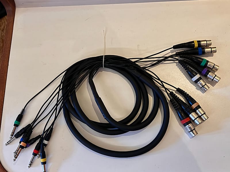 1.5m Multicore Loom Cable Stage Snake XLR Female - 1-4" | Reverb