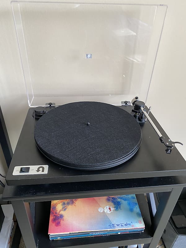 Black U-Turn Audio Basic Orbit Turntable w/ Built-in Preamp | Reverb