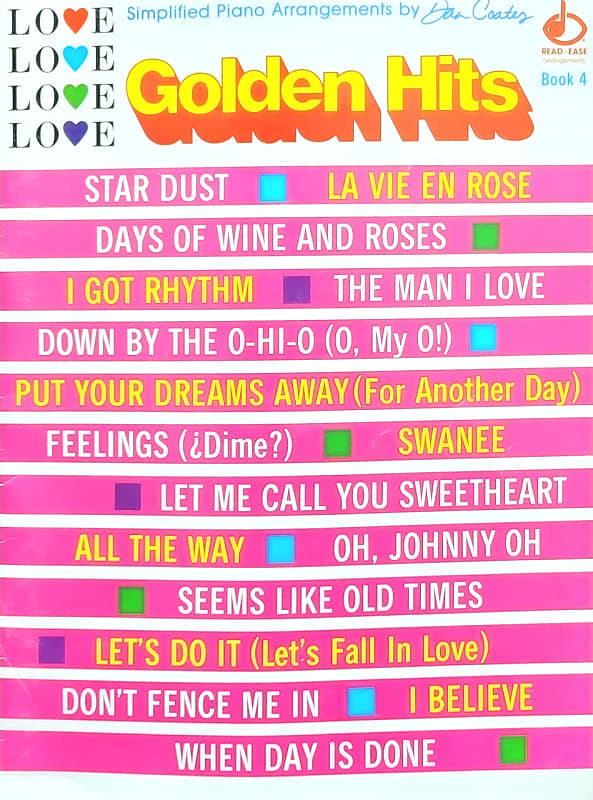 USED/VINTAGE BOOK - Golden Hits - Book 4 | Reverb