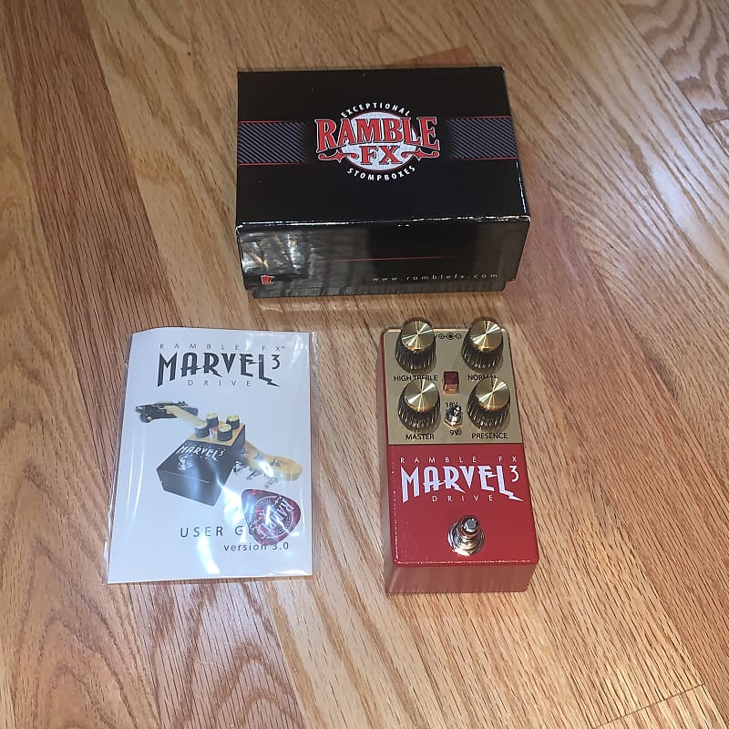 Ramble FX Marvel Drive 3 - Red | Reverb