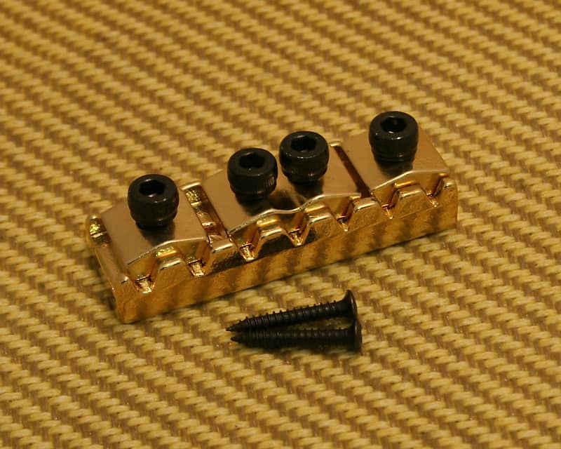 Floyd Style 7-String Gold Locking Guitar Nut LN48-G 48mm | Reverb