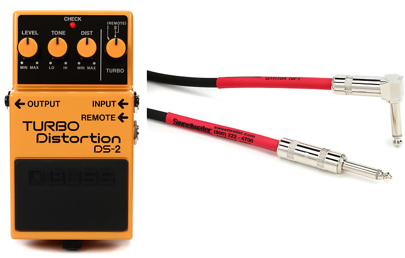 Boss DS-2 Turbo Distortion Pedal Bundle with Pro Co EGL-10 | Reverb