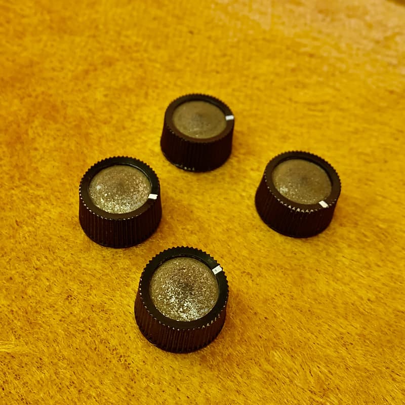 Kay Reflector knobs 1950’s Chrome original vintage USA | Reverb