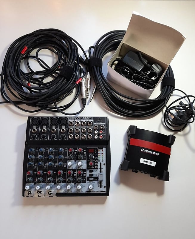 Behringer XEnyE1202FX Mixer And DI Unit With Power Supply | Reverb UK