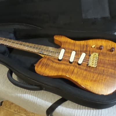 Kiesel S6 Solo Koa with Royal Ebony Fretboard/Headstock 2018 | Reverb