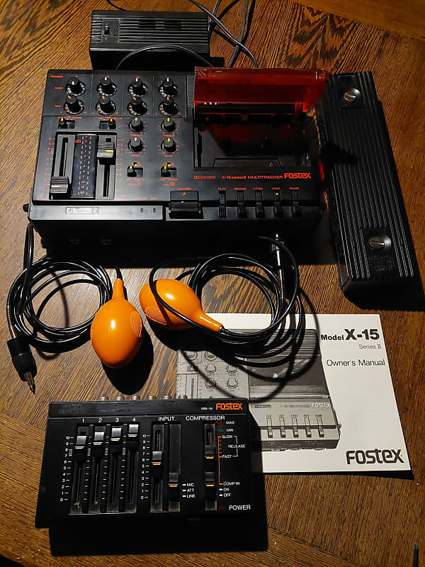 Fostex X-15 Mk II with air pressure controlled punch in/out | Reverb