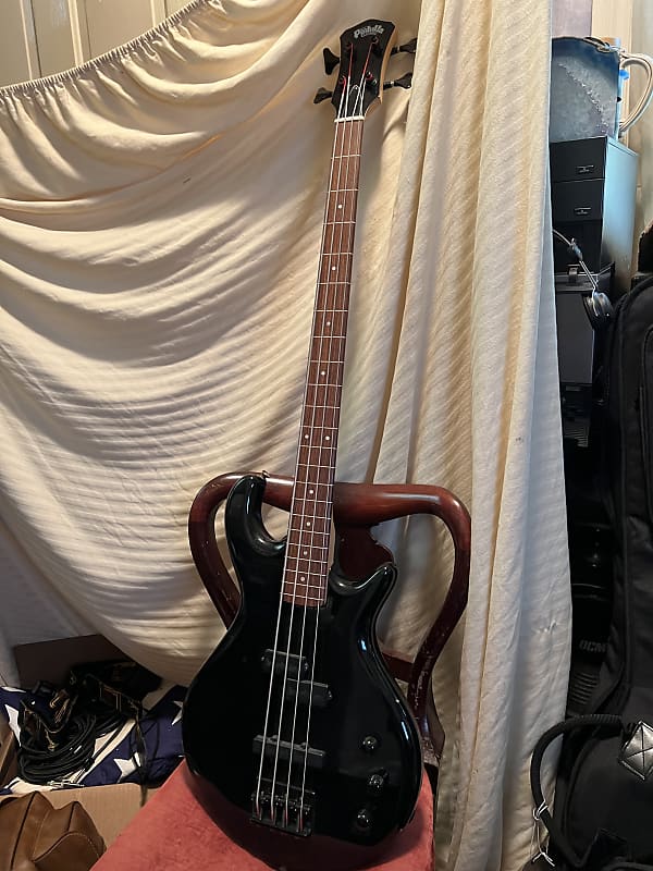 pedulla mv fretless bass guitar 1980's black | Reverb
