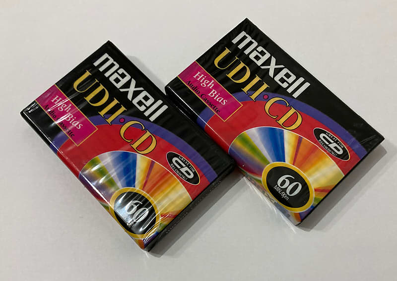 (2) Maxell UDII CRO2 Cassette Type II 2 Chrome Cro2 Cassette | Reverb