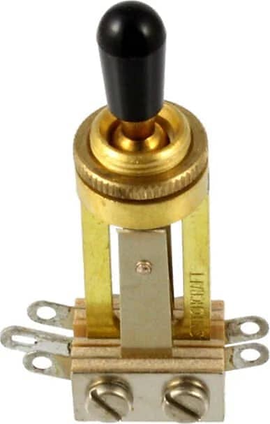 Switchcraft® Straight Toggle SwitchGold, Single Item | Reverb
