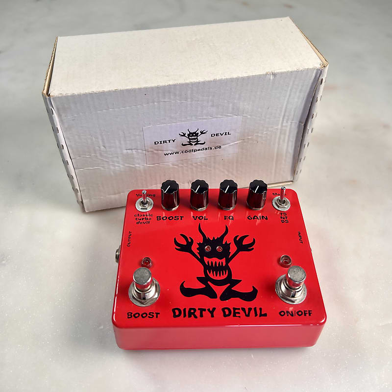 Cool Pedals Dirty Devil Overdrive, Distortion & Boost pedal - | Reverb