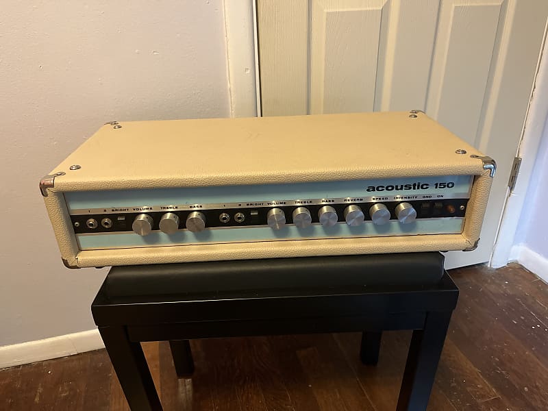 Acoustic 150 Amp 1970’s White Tolex | Reverb