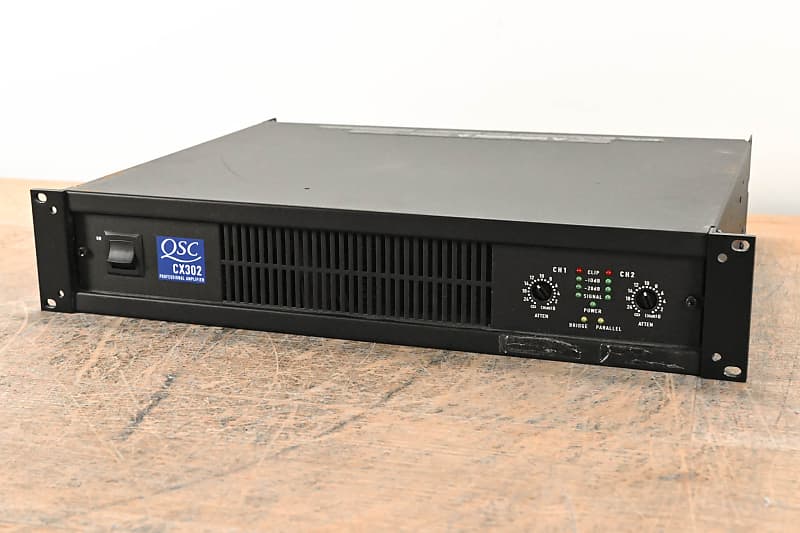QSC CX302 2-Channel Power Amplifier CG01GM0 | Reverb