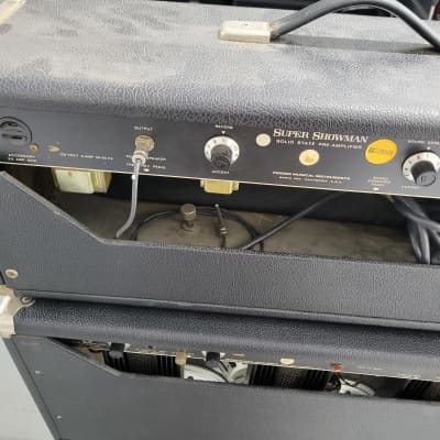 Vintage Fender Super Showman SS-1000 Solid State Amp Head W/ | Reverb