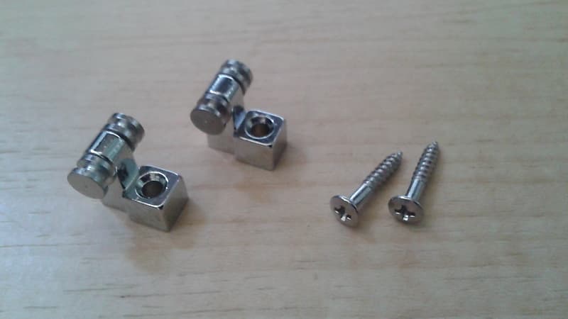 2 Chrome Roller String Trees for Fender Stratocaster Project | Reverb