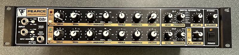 1990's Era Pearce G2r Solid State Rackmount Guitar Amp with | Reverb