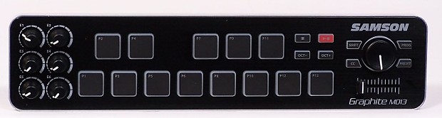 Samson Graphite MD13 Mini USB MIDI DAW Controller W/ Touch | Reverb