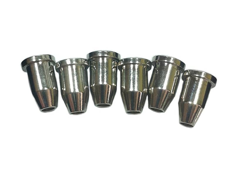 String through body ferrules (8mm, 10mm diameter) - Chrome | Reverb UK