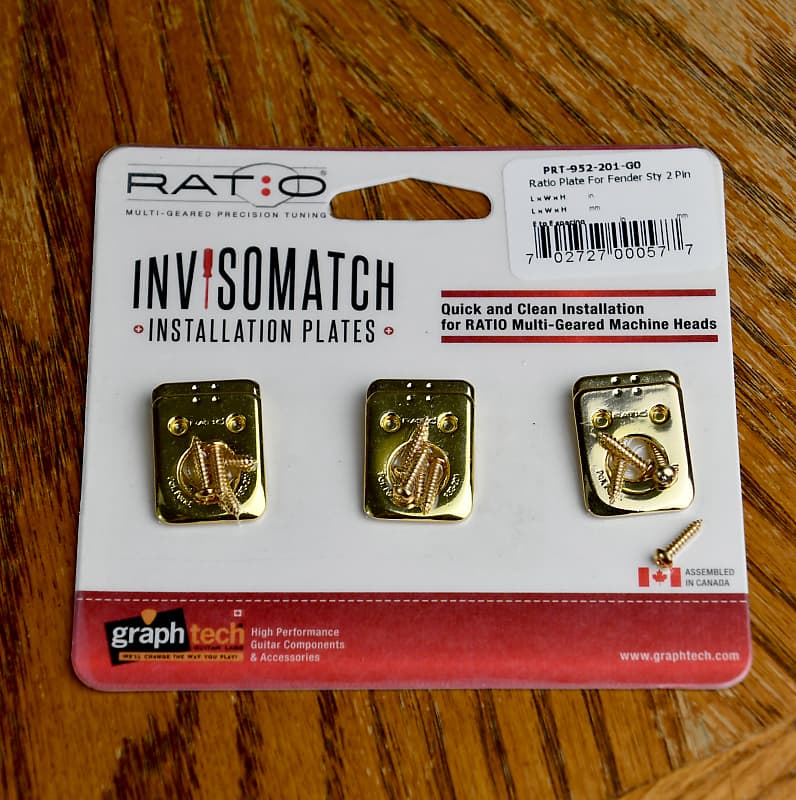 Graph Tech Ratio InvisoMatch Premium Mounting Plates For | Reverb
