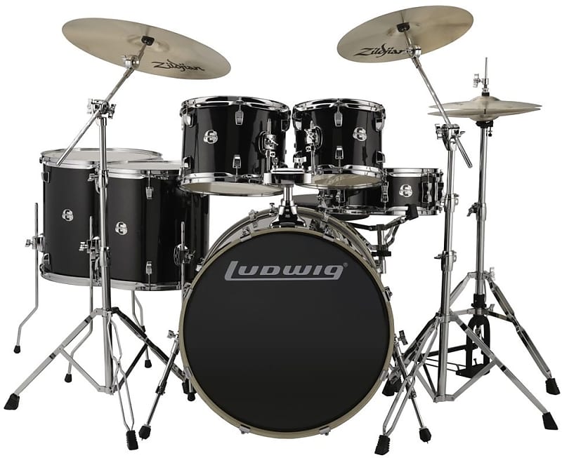 Ludwig Element Evolution 6-Piece 22" Complete (Black Sparkle) | Reverb
