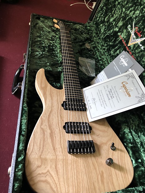 Caparison Dellinger 7 FX-AM Natural Matt Electric Caparison | Reverb