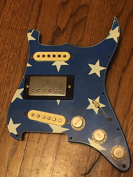 Squier Loaded pickguard stratocaster wayne kramer tribute | Reverb