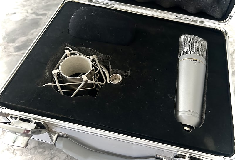 OSP Multi Pattern Condenser Mic Early 2000’s - Satin Chrome | Reverb