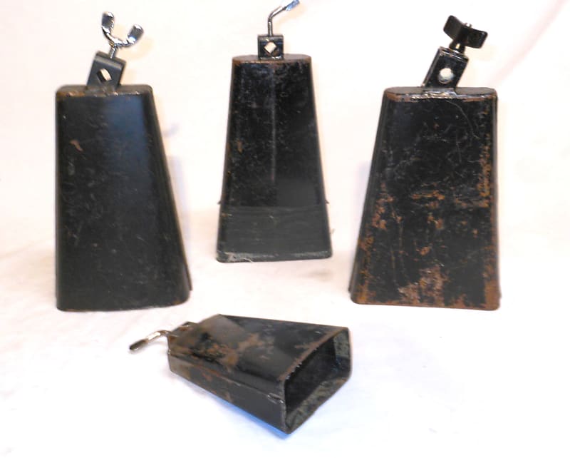 4 Vintage 1970's LP Latin Percussion Cowbells BONGO, TIMBALE, | Reverb