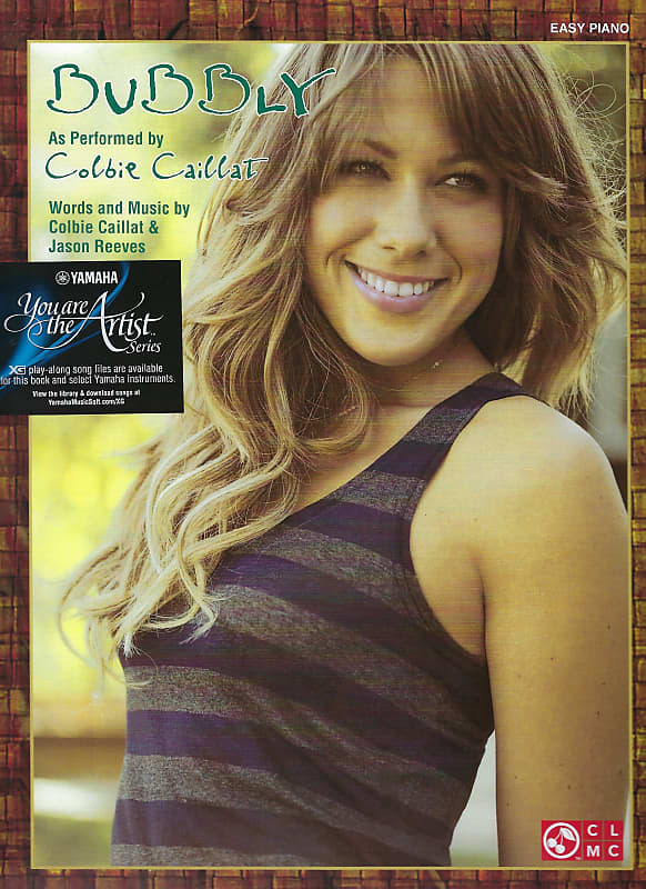 Colbie Cailliat Bubbly Easy Piano Sheet With Audio Download | Reverb