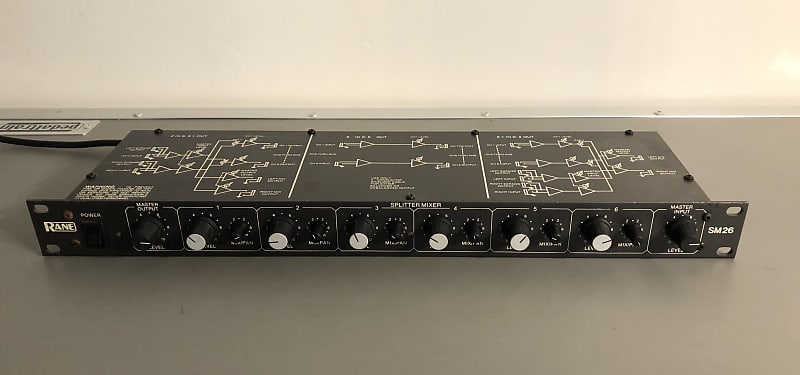 Rane SM-26 6-channel Summing Mixer rack unit 1980s | Reverb