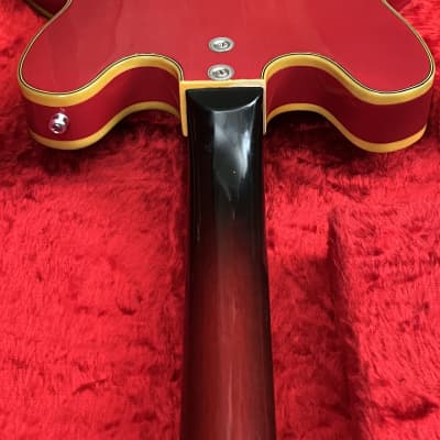 Mosrite Celebrity 12 String 1965ish Semi-Transparent Red - 2 | Reverb