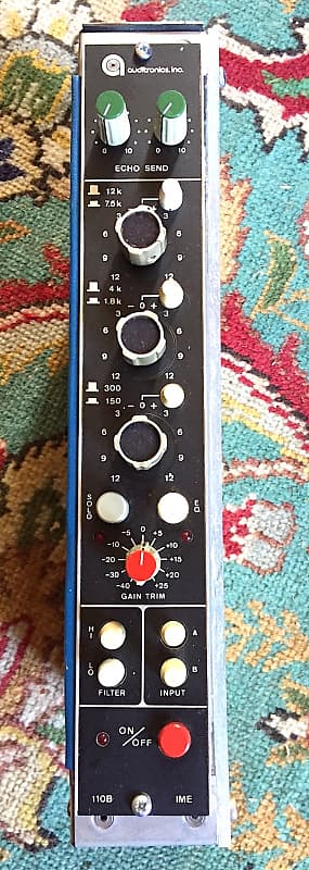 Early 70's Auditronics 110B mic pre / eq module | Reverb