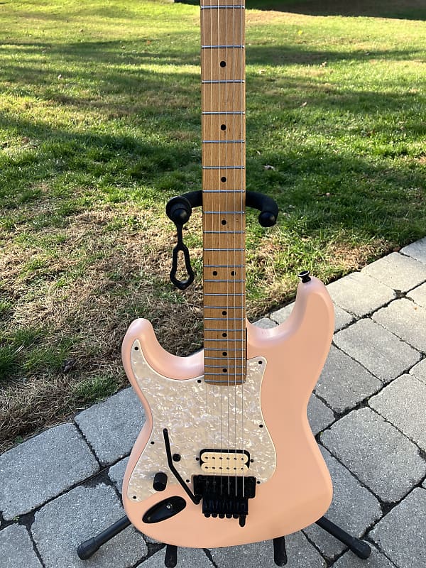 left handed custom built guitar Floyd rose d tuna dimarzio | Reverb