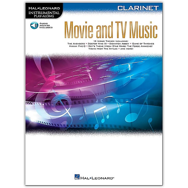 Movie and TV Music for Clarinet Instrumental Play-Along | Reverb