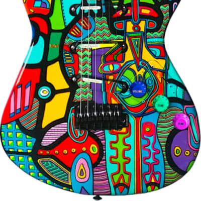 StratArt Custom Strat Guitar - Art Hand Painted | Reverb