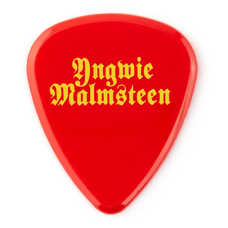 24-Pack! Dunlop Yngwie Malmsteen Red Delrin 500 Picks 2.0mm | Reverb