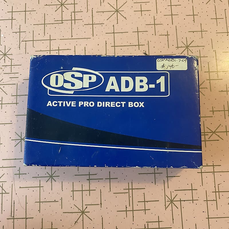 OSP ADB-1 1990s Active Pro Direct Box DI | Reverb