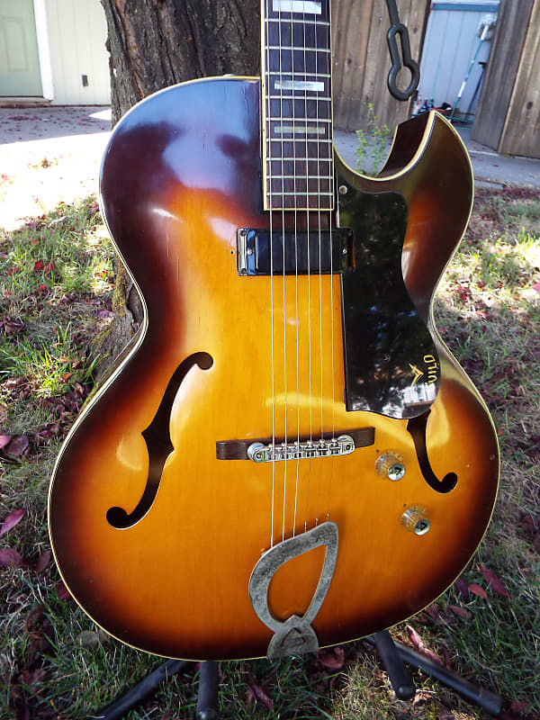 Guild Capri CE-100 Sunburst 1962, with hardshell case | Reverb