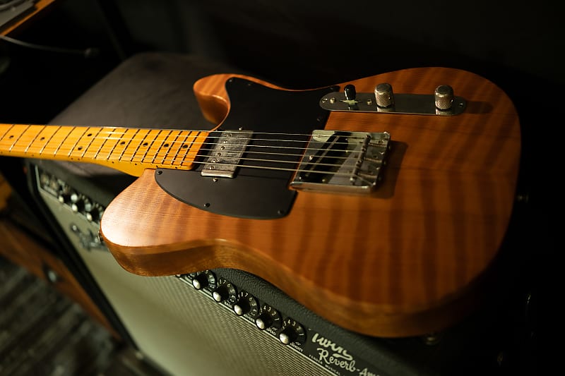 Legacy Flamed Redwood Telecaster 2022 - Satin Nitro Natural | Reverb