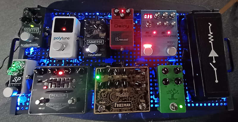 Custom Temple Audio Duo 24 Gunmetal Pedalboard with Jack | Reverb