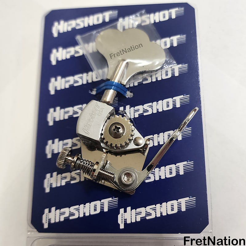 Hipshot USA Ultralite Bass Xtender 3/8" HE6C Clover - Chrome | Reverb