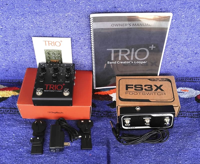TRIO Plus with 3-Button footswitch, printed Owners Manual, 4 | Reverb