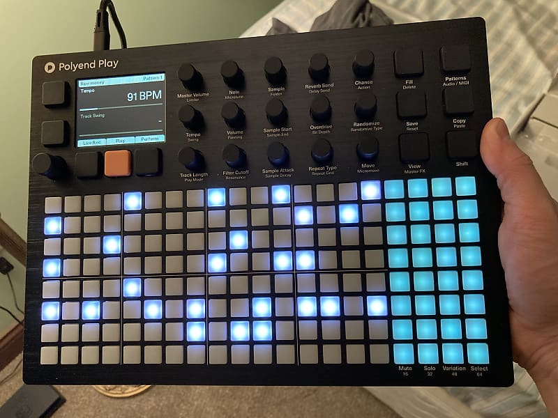 Polyend Play Sample-Based MIDI Groovebox (w/ original box & | Reverb Polyend Play Sample-Based MIDI Groovebox (w/ original box & | Reverb