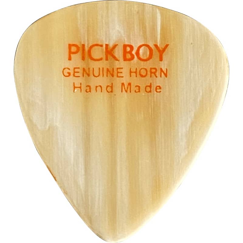 Pickboy PBCFDP120 Natural Horn Teardrop Pick, 1.20mm – 1 pick | Reverb