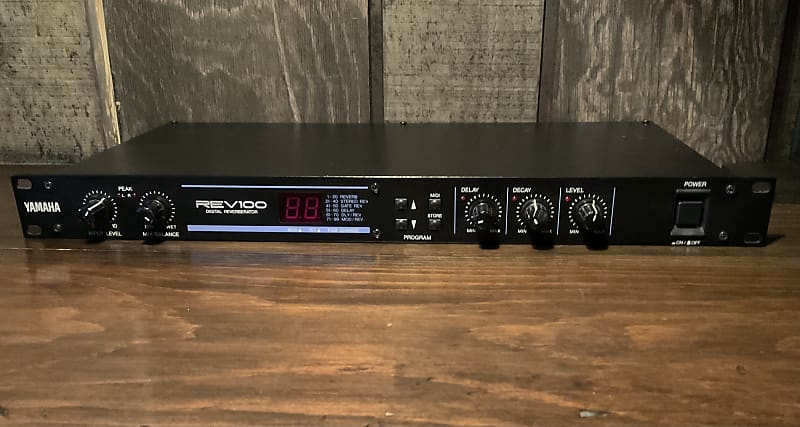 YAMAHA REVERB UNIT REV 100 DIGITAL REVERB UNIT (Rack mount) | Reverb